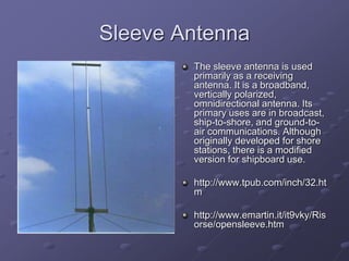 A broadband antenna is a radio antenna that can transmit signals over a ...