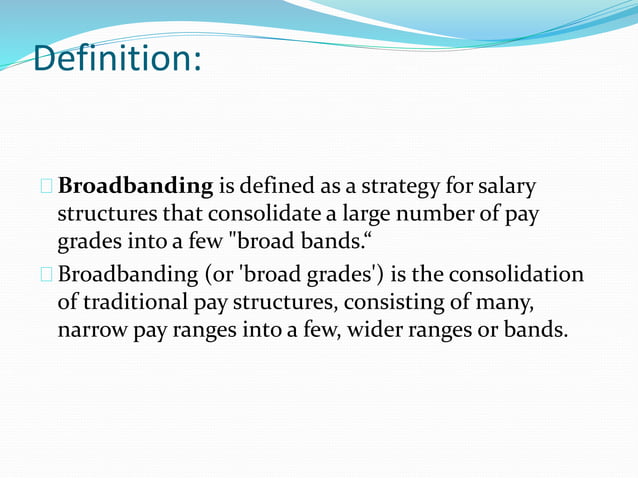 Broadbanding | PPTX