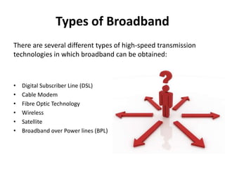 Broadband presentation | PPTX