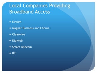 Broadband presentation | PPTX | Internet | Computing