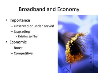Broadband technologies | PPTX