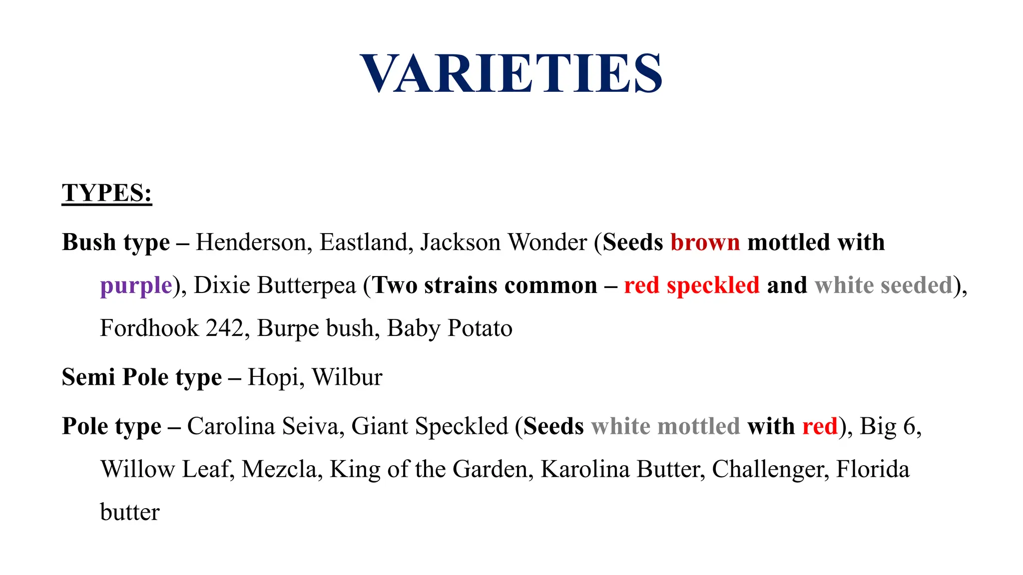 Broad bean, Lima Bean, Jack bean, Ullucus.pptx