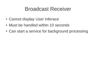 Broadcast Receiver | PDF