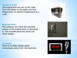 Broadcast and non broadcast products presentation | PPTX