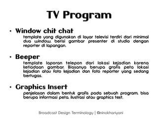 Broadcast Design Terminology | PDF