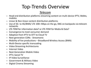 Broadcast Digital Media Technology Trends | PDF