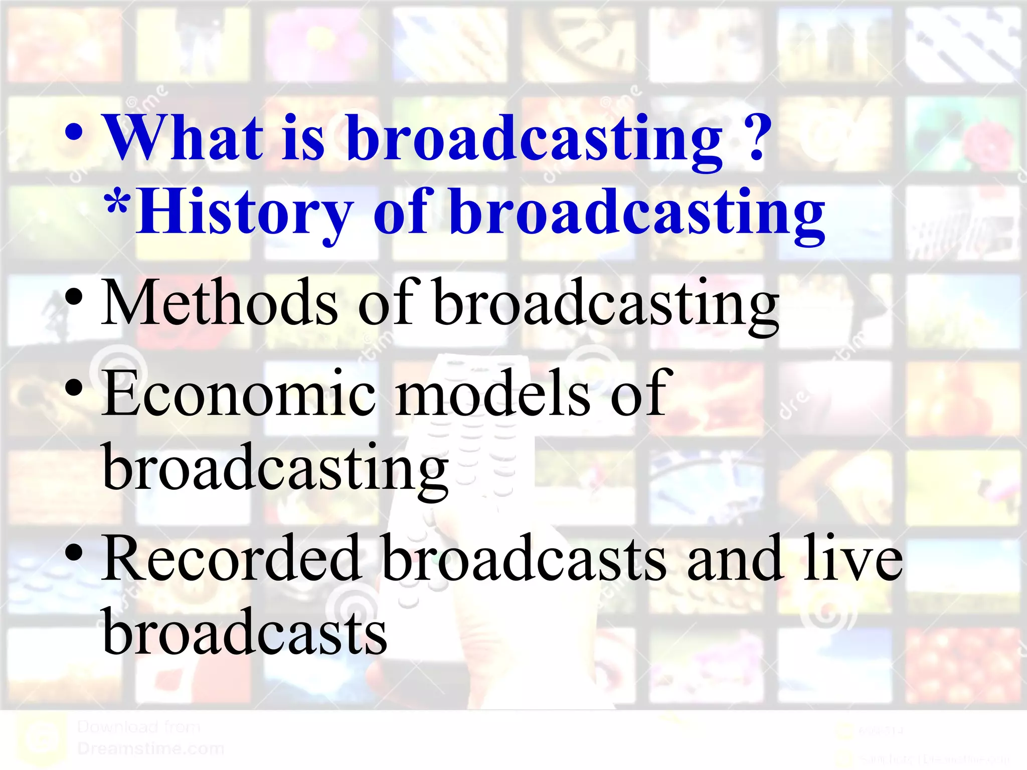 Broadcasting | PPT