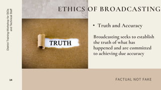 Broadcasting Code of Ethics | PPTX