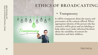 Broadcasting Code of Ethics | PPTX