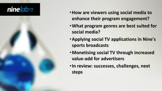Social TV and the Rise of Companion Screens | PDF | Social Networking ...