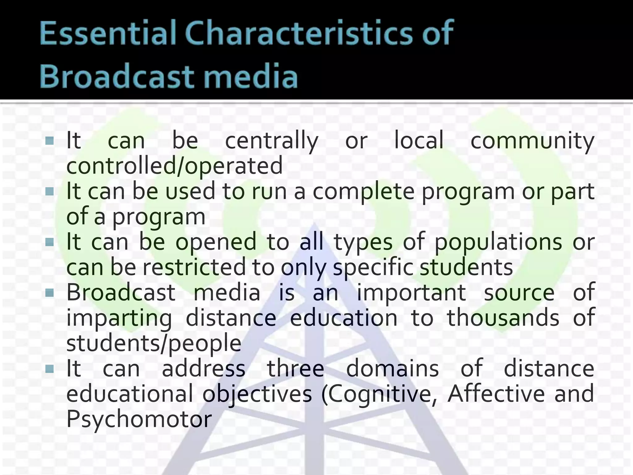 Broadcast media-Unit 1-introduction | PPTX