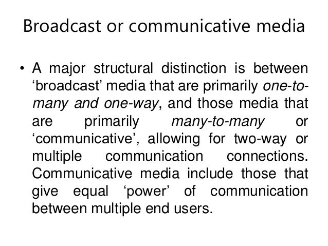 BROADCAST MEDIA-UNIT 1-INTRODUCTION TO BROADCAST MEDIA-8621-AIOU-B.ED