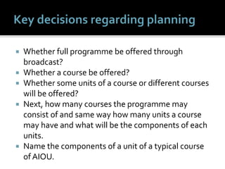 Broadcast media-unit 2-planning and management of broadcast media | PPTX