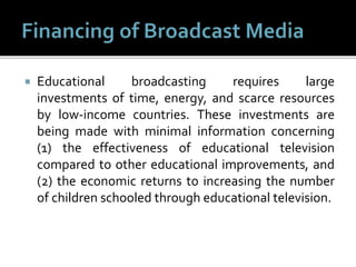 BROADCAST MEDIA-UNIT 2- PLANNING AND MANAGEMENT OF BROADCAST MEDIA-8621 ...