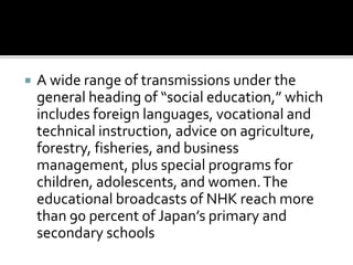 Broadcast media-Unit 4-Role of educational radio case studies | PPTX