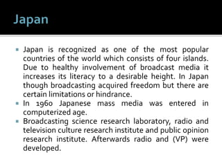 BROADCAST MEDIA-UNIT 4- ROLE OF EDUCATIONAL RADIO (CASE STUDIES)-8621 ...