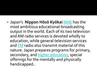 BROADCAST MEDIA-UNIT 4- ROLE OF EDUCATIONAL RADIO (CASE STUDIES)-8621 ...