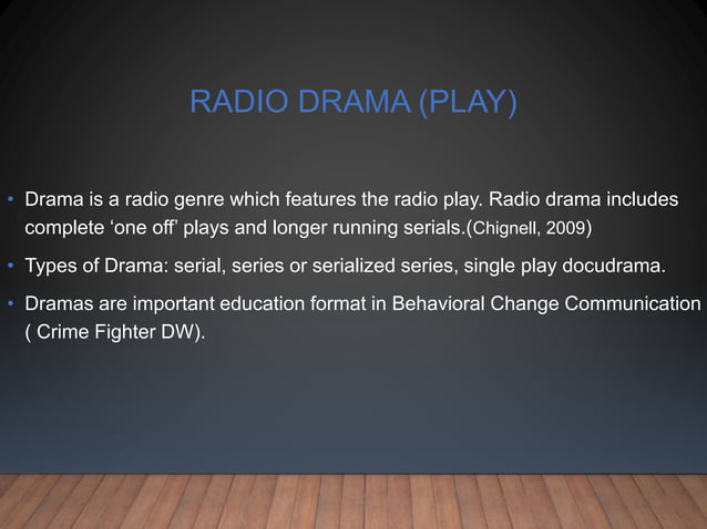 Broadcast media-Unit 6-Radio production | PPTX | Talk Show | Genres