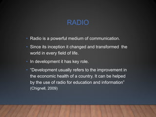 Broadcast media-Unit 6-Radio production | PPTX