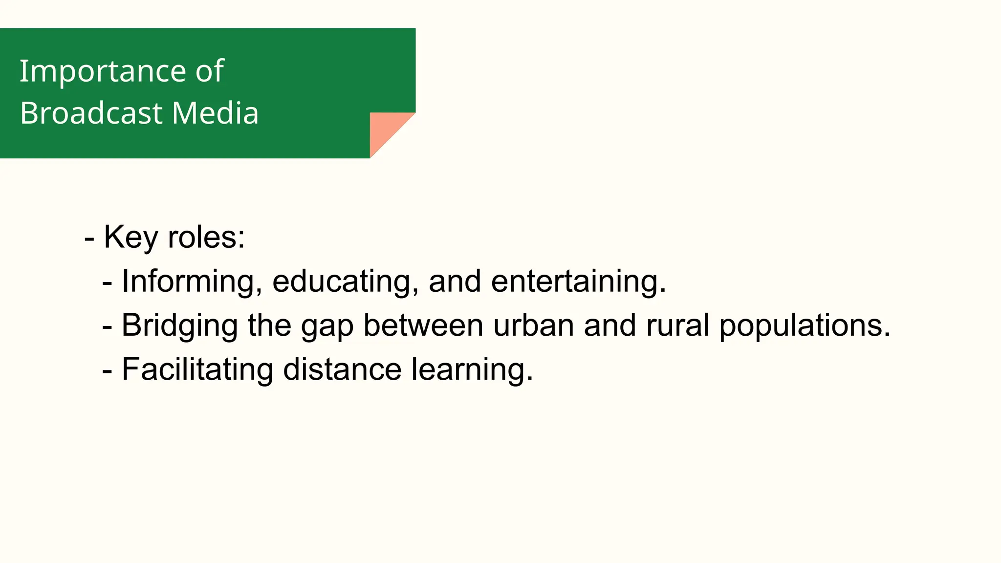 Broadcast Media Presentation...... .pptx