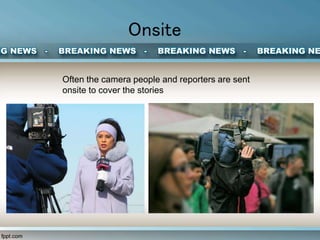 Television Newsroom Broadcast News | PPTX