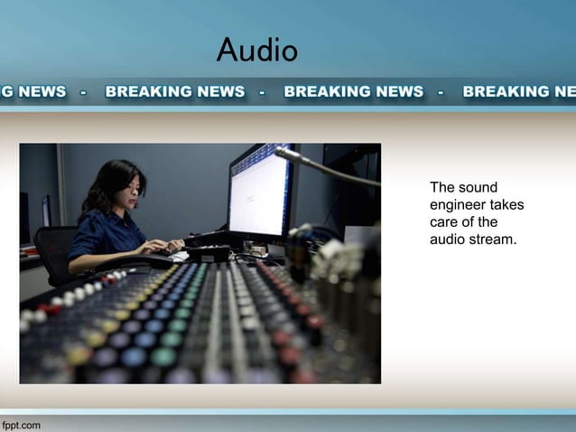 Television Newsroom Broadcast News | PPTX | Television | Entertainment