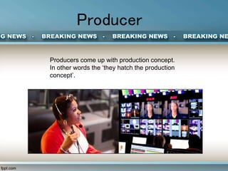 Television Newsroom Broadcast News | PPTX