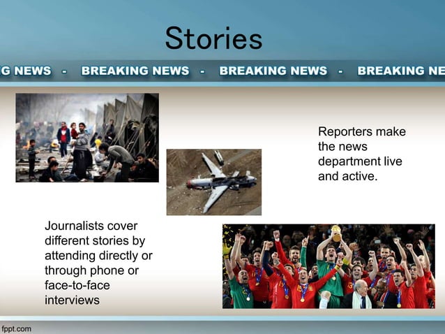 Television Newsroom Broadcast News | PPTX | Television | Entertainment