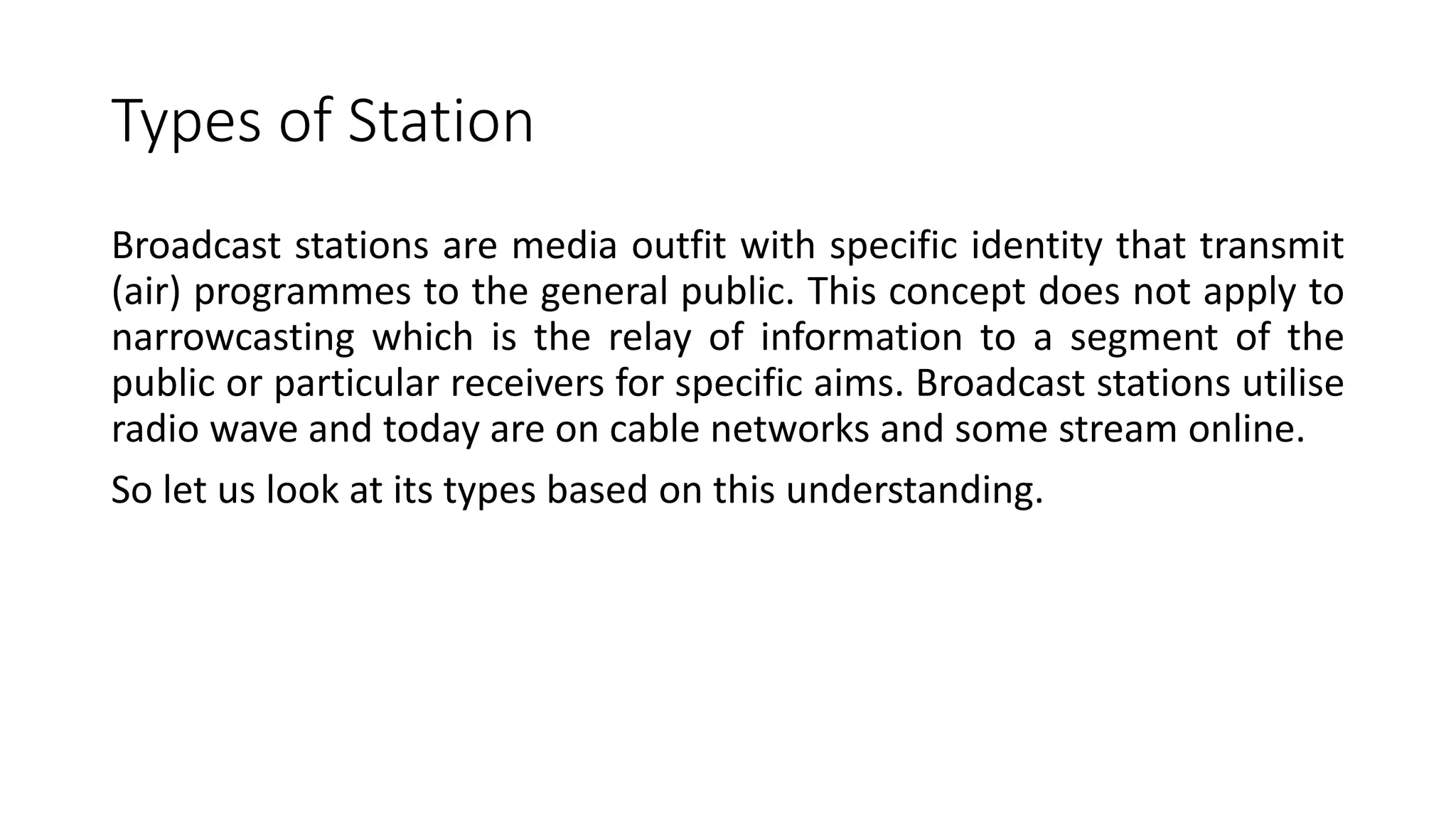 Broadcast programming | PPT