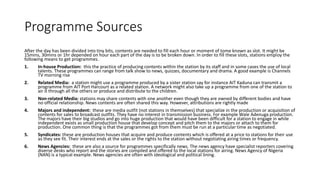 Broadcast programming | PPT