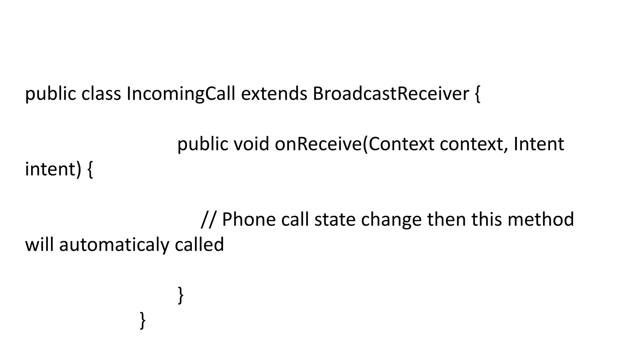 Broadcast receivers | PPTX