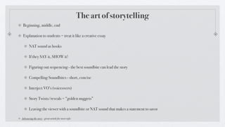 Broadcast story structure | PDF