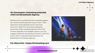 The Power of Live: Unleashing Success with a Live Broadcast Agency | PPT