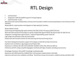 Broadcom Bangalore Openings | PPT
