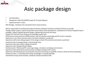 Broadcom Bangalore Openings | PPT