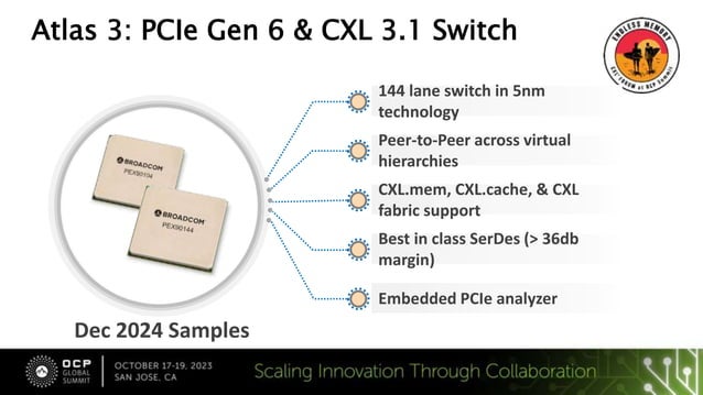 Broadcom PCIe & CXL Switches OCP Final.pptx | Computer Peripherals | Computing