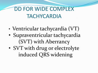 Broad complex tachycardia | PPT