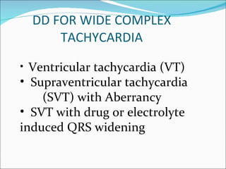 ECG: Wide Complex Tachycardia | PPT | Heart and Cardiovascular Diseases ...
