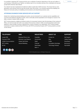 Broad connect3 | PDF