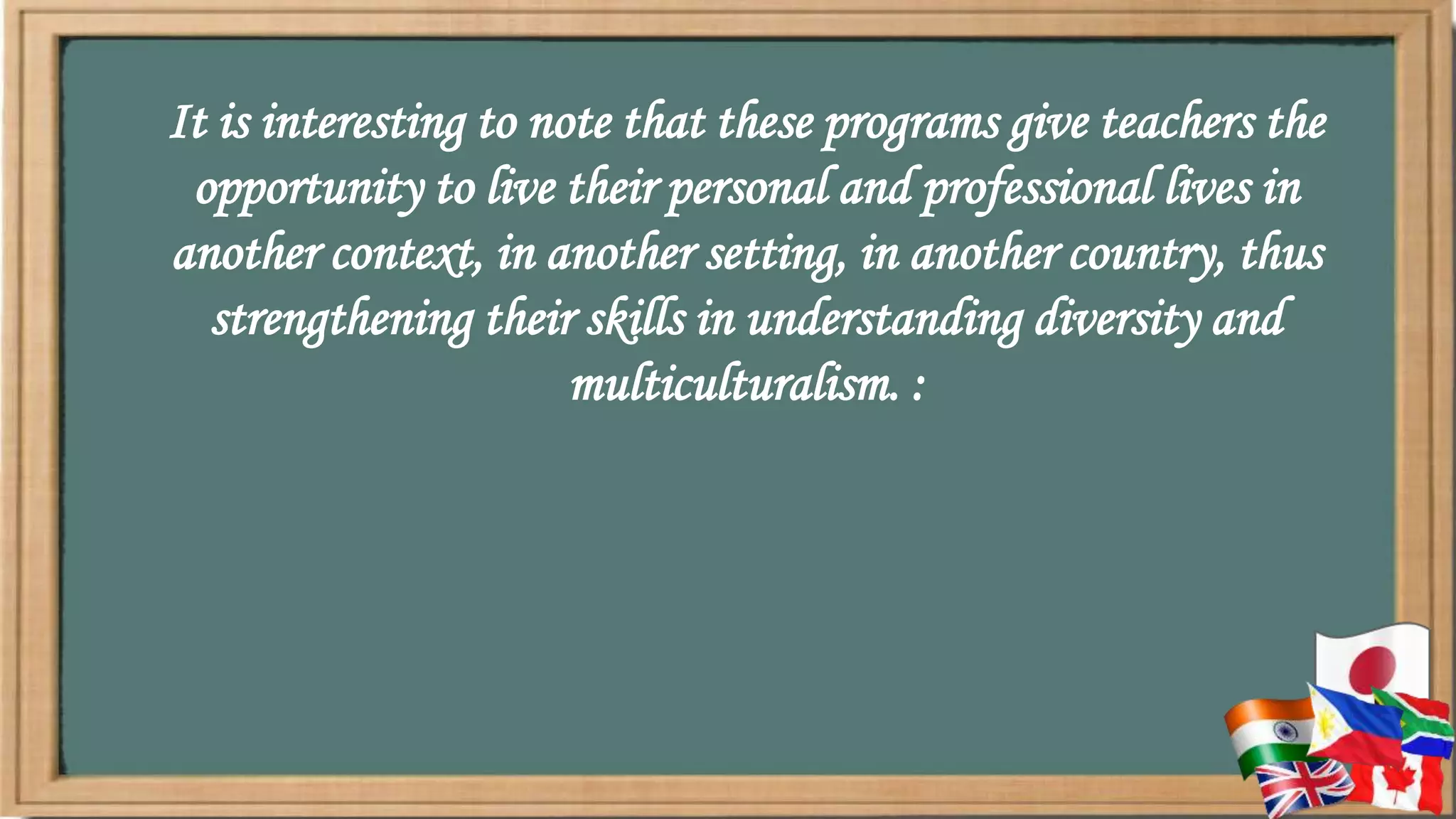 Broadening Teachers Perspective | PPT