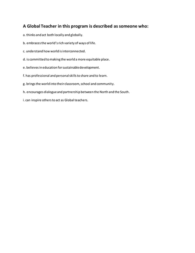 Broadening teaching perspective | DOCX