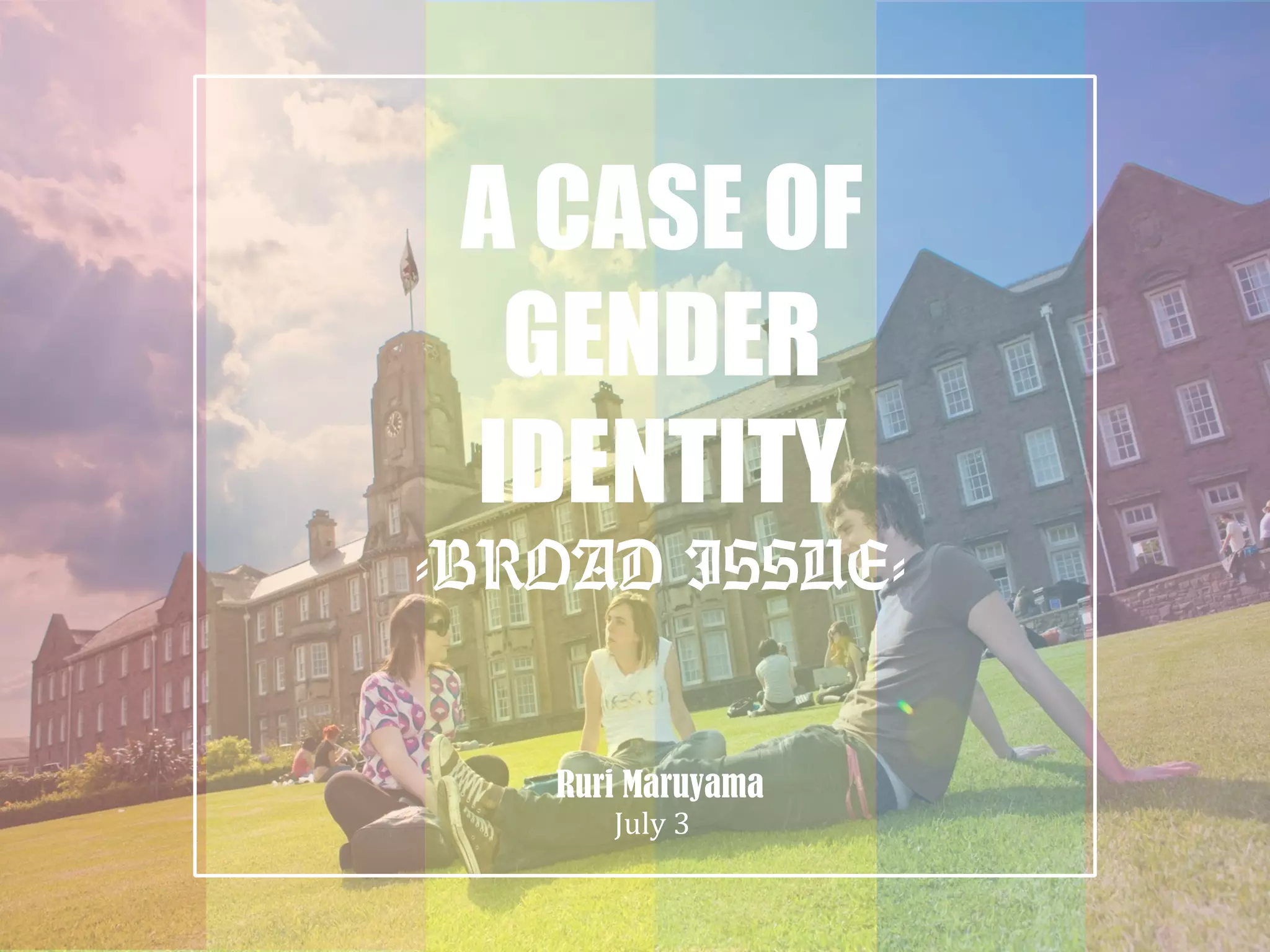 A CASE OF GENDER IDENTITY | PPT