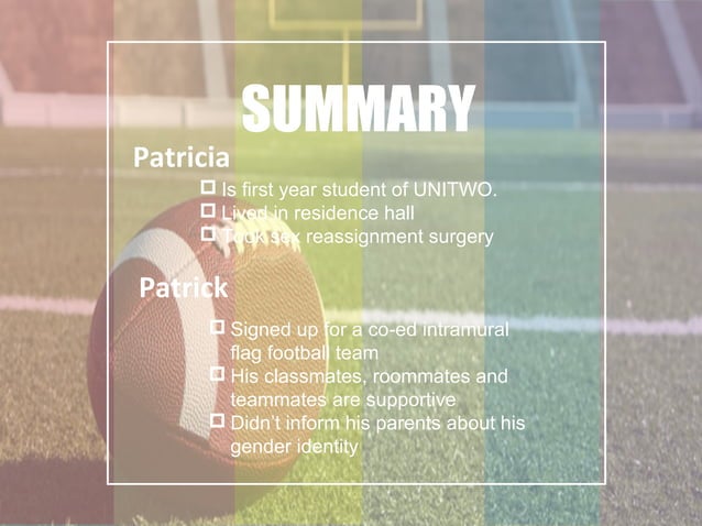 A CASE OF GENDER IDENTITY | PPT