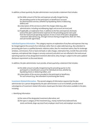 What Plan Fiduciaries can Expect with 404(a)(5) Disclosures | PDF