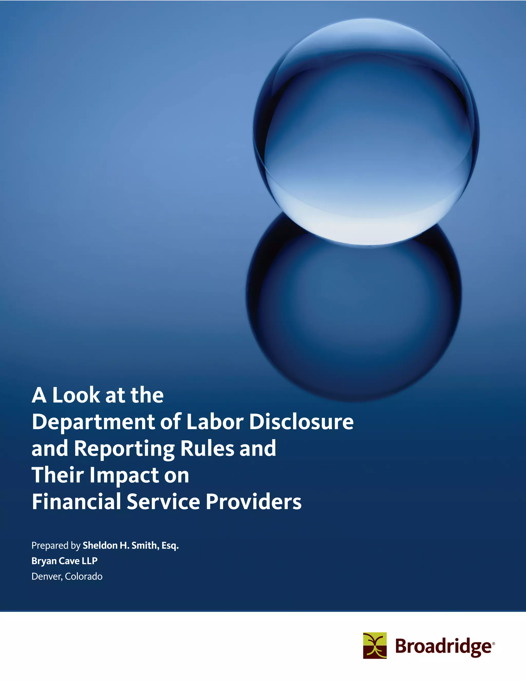 408b2 A Look at the New DoL Disclosure and Reporting Rules | PDF