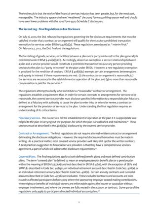 408b2 A Look at the New DoL Disclosure and Reporting Rules | PDF