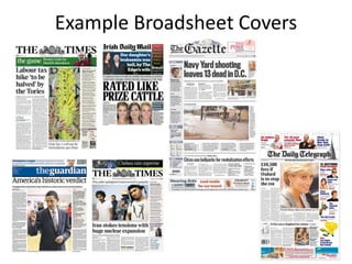 Broadsheet font choices | PPTX | Desktop Publishing | Computer Software ...