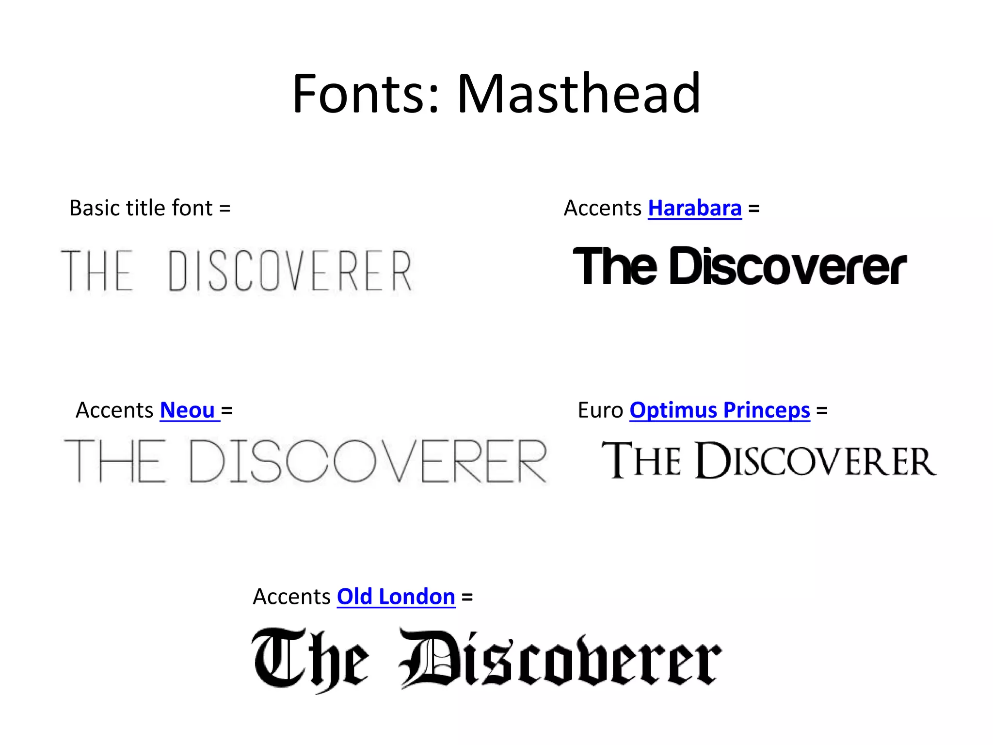 Broadsheet plan | PPTX