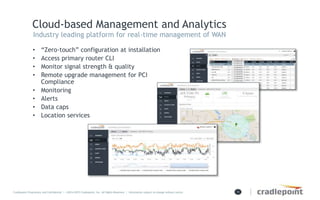 Broad Sky Networks - In-vehicle presentation w Cradlepoint | PPT