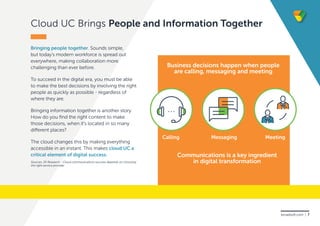 BroadSoft UC-One: Communications transformation - key to competitive ...